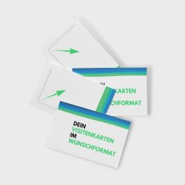 Visitenkarten im Wunschformat drucken lassen Hier